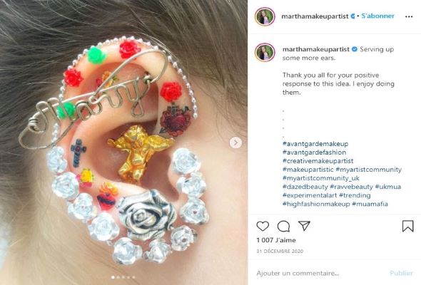 Why 2021 could be the year ear makeup (finally) goes mainstream | AWANI ...