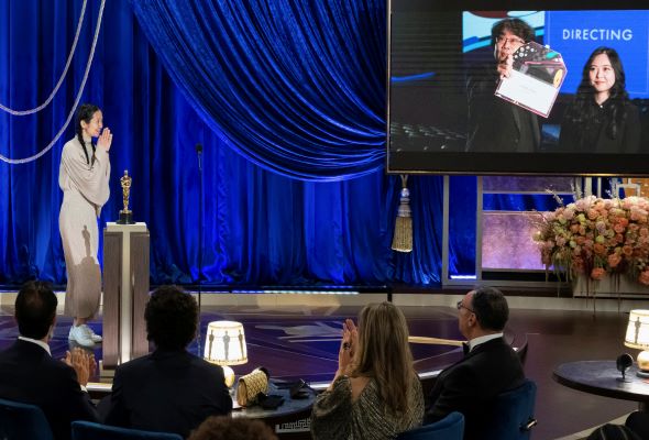 Winning director Zhao makes Oscars history, but honor censored in China ...