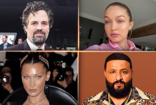 Mark Ruffalo, DJ Khaled, Gigi dan Bella Hadid antara selebriti zahir ...