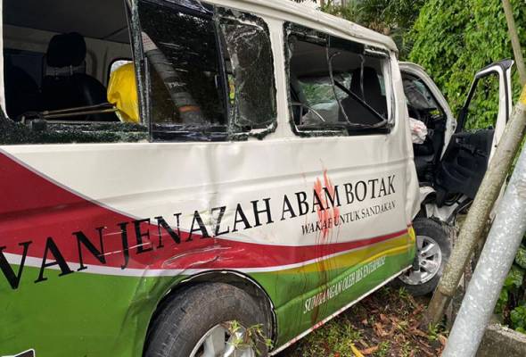 Dugaan 'frontliner', van jenazah Abam Botak terlibat kemalangan | Astro ...