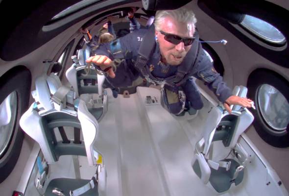 Billionaire Branson soars to space aboard Virgin Galactic flight ... Billionaire Branson soars to space aboard Virgin Galactic flight ...