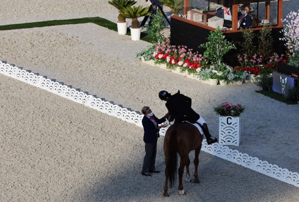 Olympics: Equestrian - Singapore out of dressage after horse suffers ... Olympics: Equestrian - Singapore out of dressage after horse suffers ...