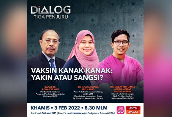 Kes COVID-19 dalam kalangan kanak-kanak semakin meningkat - Dr Rohaizat ...