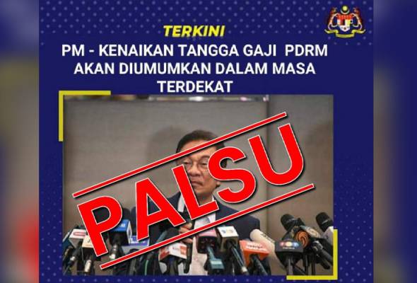 Poster on PDRM salary increase is fake news - JPM | AWANI International