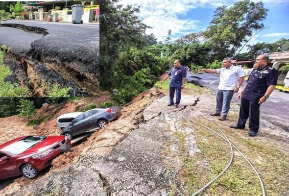 Runtuhan cerun di Taman Bukit Berlian diisytihar kawasan bencana ...