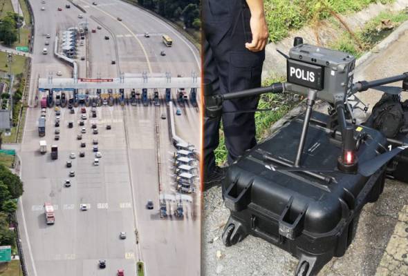 PDRM guna dron pantau trafik di Lebuhraya Utara Selatan | Astro Awani