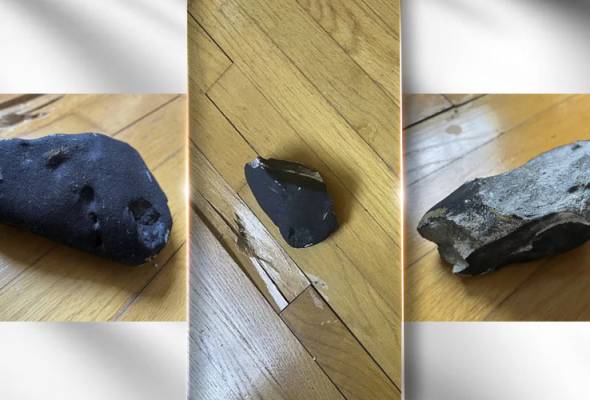 Bumbung rumah bocor dihentam objek, pakar sahkan sebagai meteorit ...