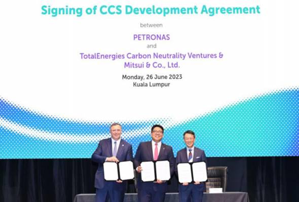 Petronas, TotalEnergies, Mitsui meterai perjanjian pembangunan CCS di ...