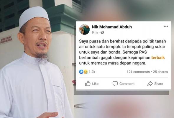 PRN: Nik Abduh umum 'puasa', rehat sementara daripada politik | Astro Awani