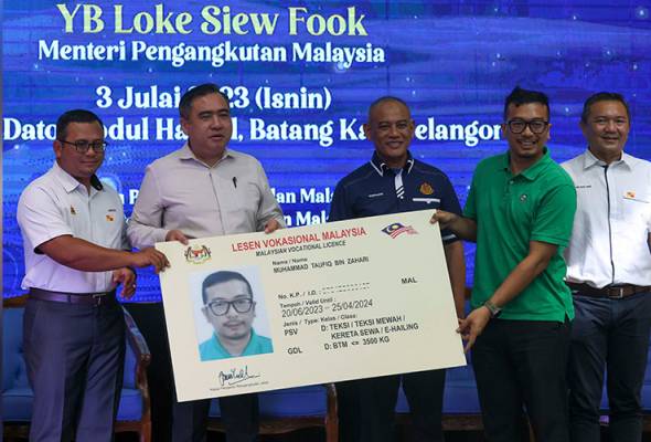 Kerajaan tawar 4,000 lesen PSV secara percuma kepada golongan B40 ...