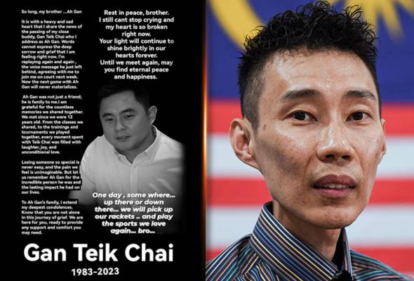 "Bukan sekadar kawan, tetapi keluarga" - Chong Wei sebak pemergian Ah ...
