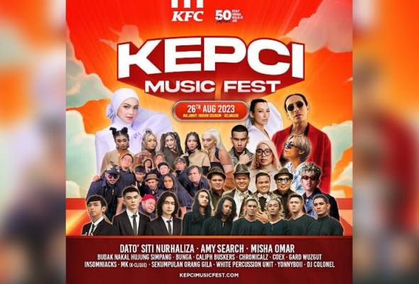 Raikan hari jadi ke-50 KFC di KEPCI Music Fest 2023! | Astro Awani