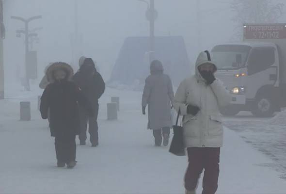 Cuaca di Siberia jatuh -58 darjah Celsius | Astro Awani