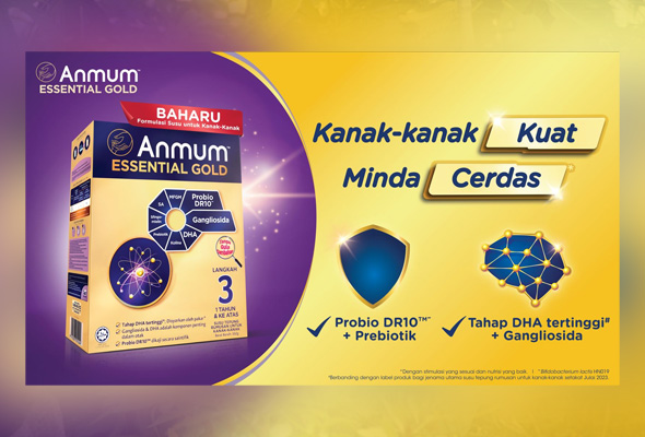 Anmum Essential Gold baharu dirumus secara saintifik dengan nutrien ...