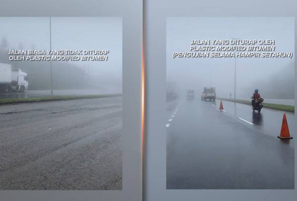 Turapan jalan guna campuran bitumen, sisa plastik terpakai mampu atasi ...
