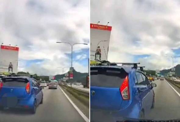 Polis cari pemandu Iriz biru berhenti mengejut tengah MRR2 | Astro Awani