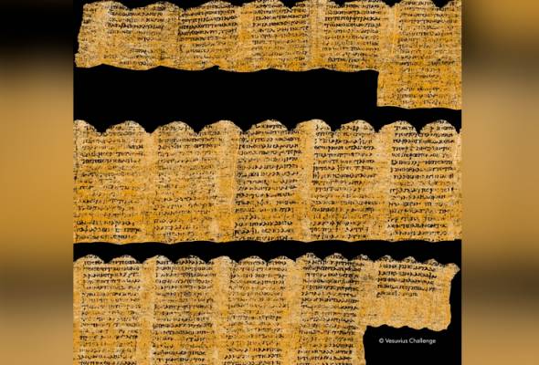 Skrol purba Herculeneum berjaya dibaca, diterjemah selepas 2,000 tahun ...