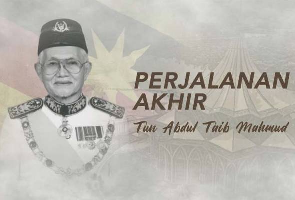 Sombre atmosphere at DUN Building as people pay last respects to Taib Mahmud | AWANI International