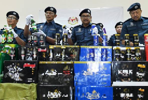 Kastam Pulau Pinang rampas arak bernilai RM6.16 juta termasuk cukai ...