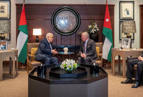 Pertemuan Presiden Palestin, Raja Jordan mahu henti perang | Astro Awani