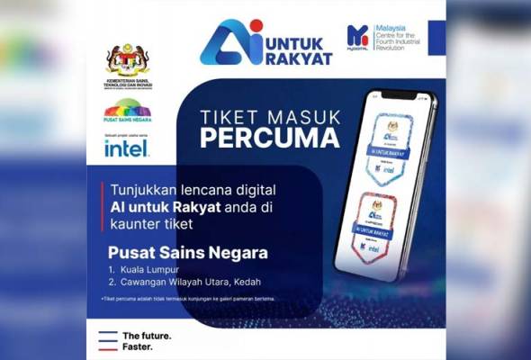 Masuk percuma ke Pusat Sains Negara jika lengkap modul pembelajaran AI ...