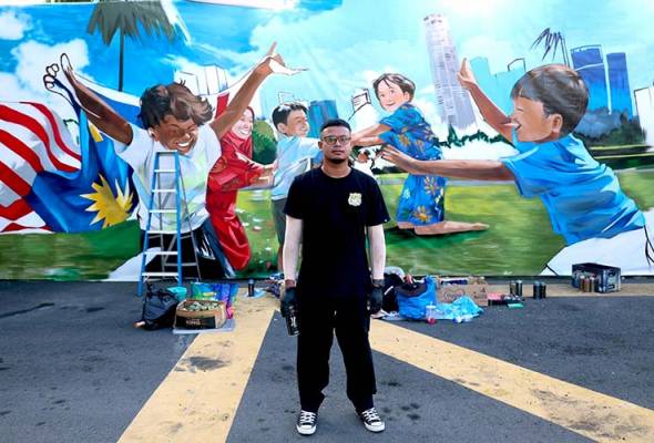 Program Madani Rakyat: Pemuda gigih hasilkan mural 'perpaduan' dalam ...
