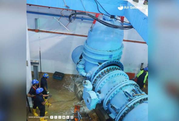 Penyenggaraan LRA Sungai Selangor Fasa 1 dijangka siap 7 malam ini - Air Selangor | Astro Awani