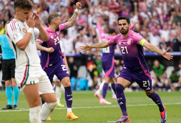 EURO 2024: Jerman pasukan pertama ke pusingan kalah mati | Astro Awani