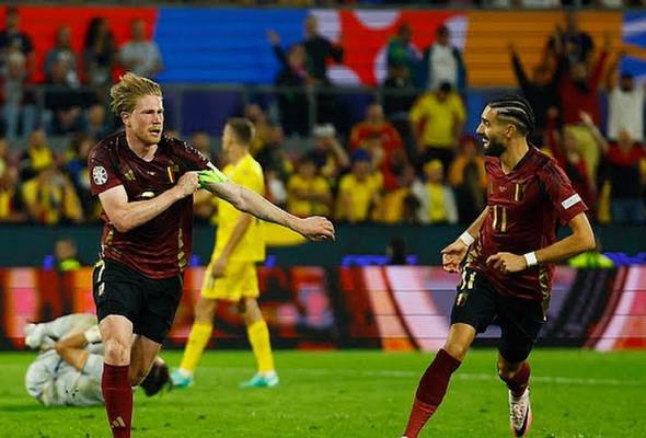 Euro 2024: Tielemans, De Bruyne pimpin Belgium ke puncak | Astro Awani