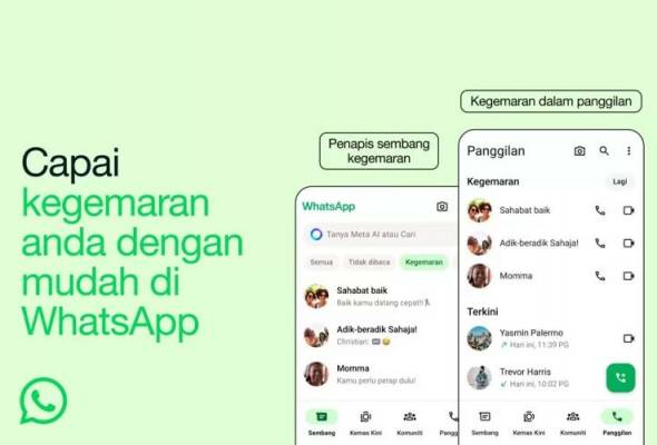 WhatsApp mudahkan anda berhubung dengan rakan-rakan melalui ciri ...