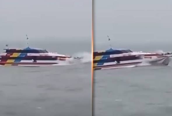 Ombak 4 meter, feri bawa 259 penumpang dari Langkawi terpaksa patah ...