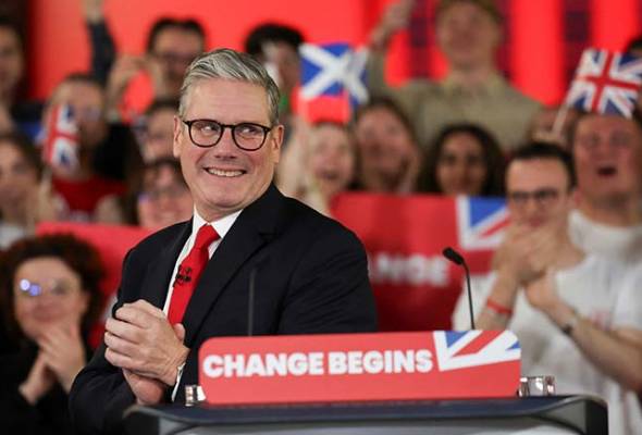 Parti Buruh menang, raih majoriti mudah Pilihan Raya Britain 2024 ...
