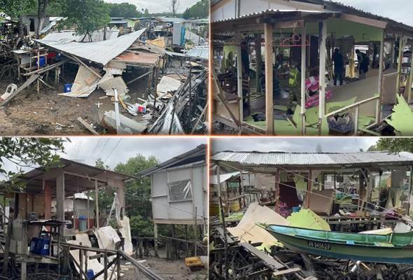 63 rumah setinggan diroboh dalam operasi bersepadu di Kota Kinabalu ...