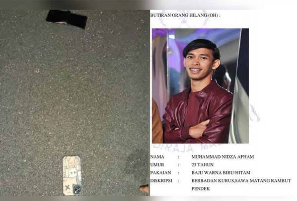 Telefon Bimbit Dompet Milik Nidza Afham Ditemui Di Jambatan Astro Awani