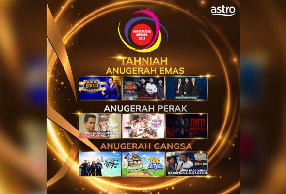 ContentAsia Awards 2024: Astro raih sembilan anugerah | Astro Awani