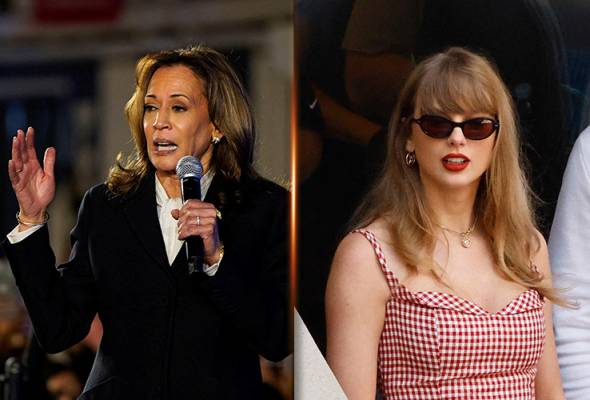 Taylor Swift sokong Kamala Harris dalam pilihan raya AS | Astro Awani
