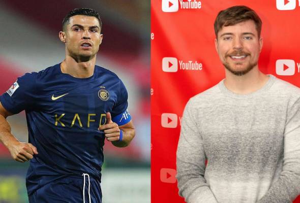Selepas pecah rekod jaringan, Cristiano Ronaldo mahu saingi MrBeast pula | Astro Awani