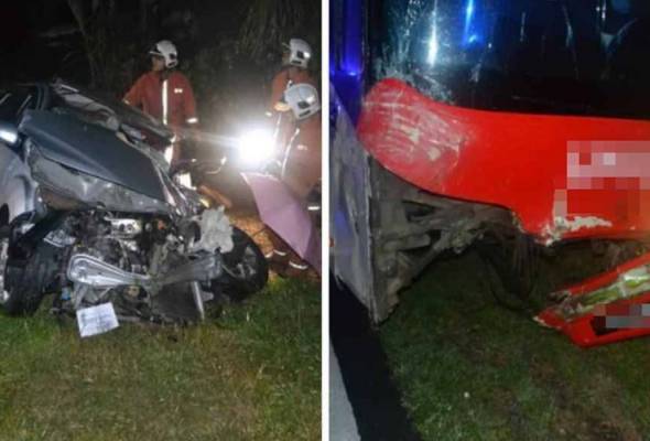 Lelaki maut, kemalangan kereta dan bas ekspres | Astro Awani