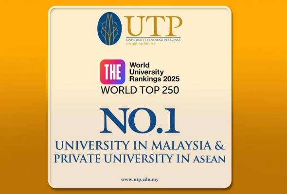 UTP universiti nombor 1 Malaysia dalam ranking Times Higher Education ...