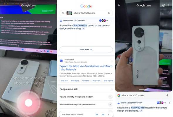 Anda kini boleh cari sesuatu dengan merakam video guna Google Lens ...