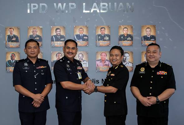 Polis Labuan, SPRM ikrar perkukuh kerjasama perangi rasuah dan salah ...