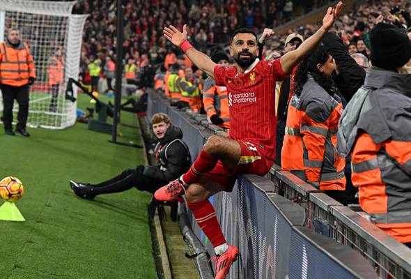 EPL: Gol Mohamed Salah pastikan Liverpool selesa di puncak liga | Astro ...