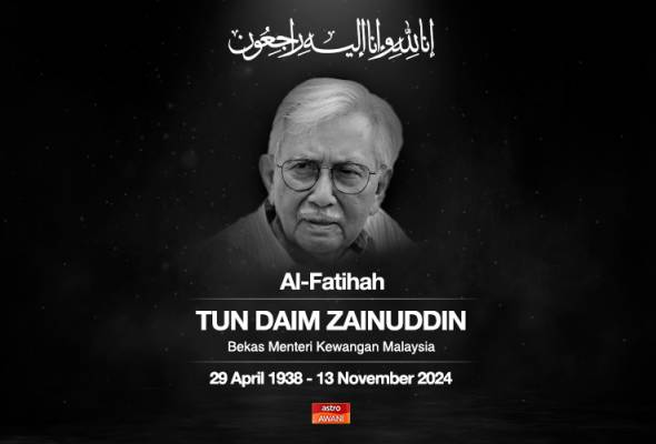 Former Malaysian Finance Minister Daim Zainuddin dies aged 86, lawyer ...