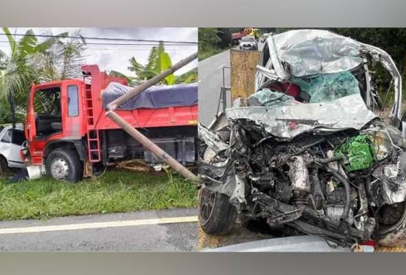 Remaja maut kereta hilang kawalan bertembung lori | Astro Awani