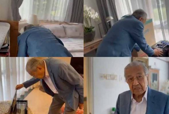 Tun M cari RM3 bilion belakang TV, bawah katil | Astro Awani