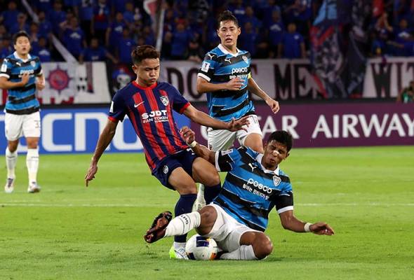 JDT calar ego Pohang Steelers, layak bergaya ke pusingan 16 ACL Elite | Astro Awani