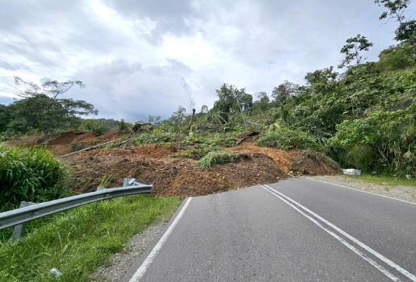 Jalan terputus hubungan akibat banjir dan cerun runtuh di Sabah | Astro ...