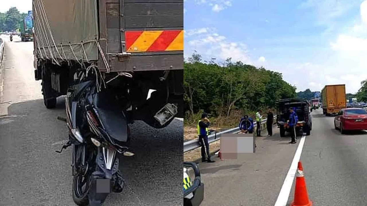 Penyelia terowong maut motosikal terperosok bawah lori | Astro Awani