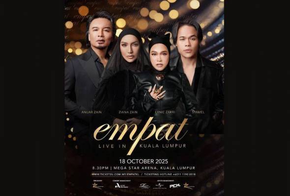 Ziana Zain, Anuar Zain, Ernie Zakri dan Syamel bersatu dalam konsert | Astro Awani