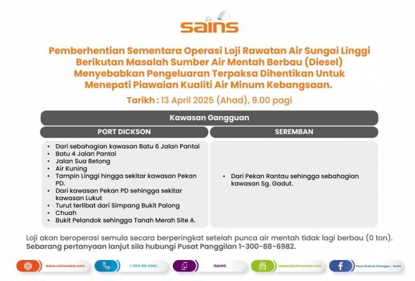 Air bau diesel, operasi LRA Sungai Linggi dihentikan | Astro Awani